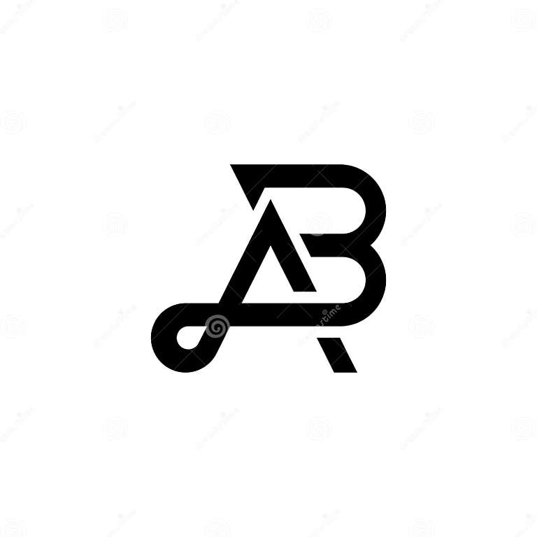 AB Logo, AB Monogram, Initial AB Logo, Letter AB Logo Stock Vector ...