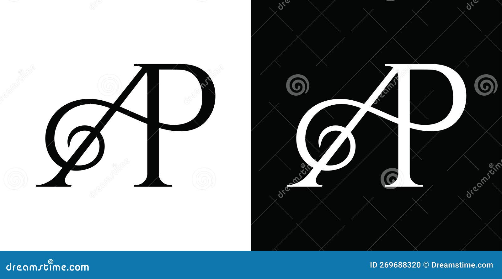 Luxury Letter AP Logo, AP Monogram, Initial AP Logo, AP Logo Stock ...