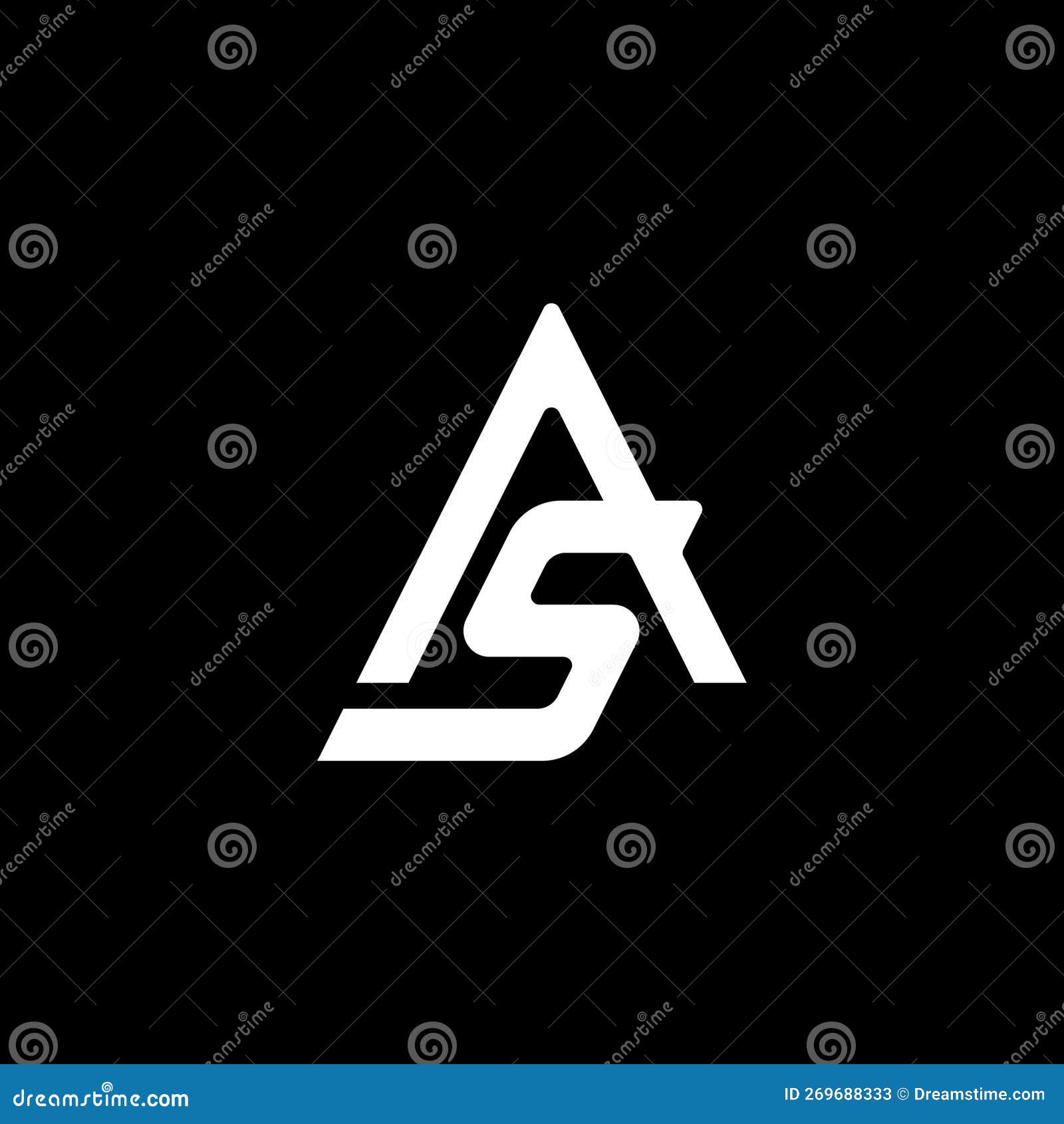 SA, AS Logo, SA, AS Monogram, Initial SA, AS Logo, Letter SA, AS Logo ...