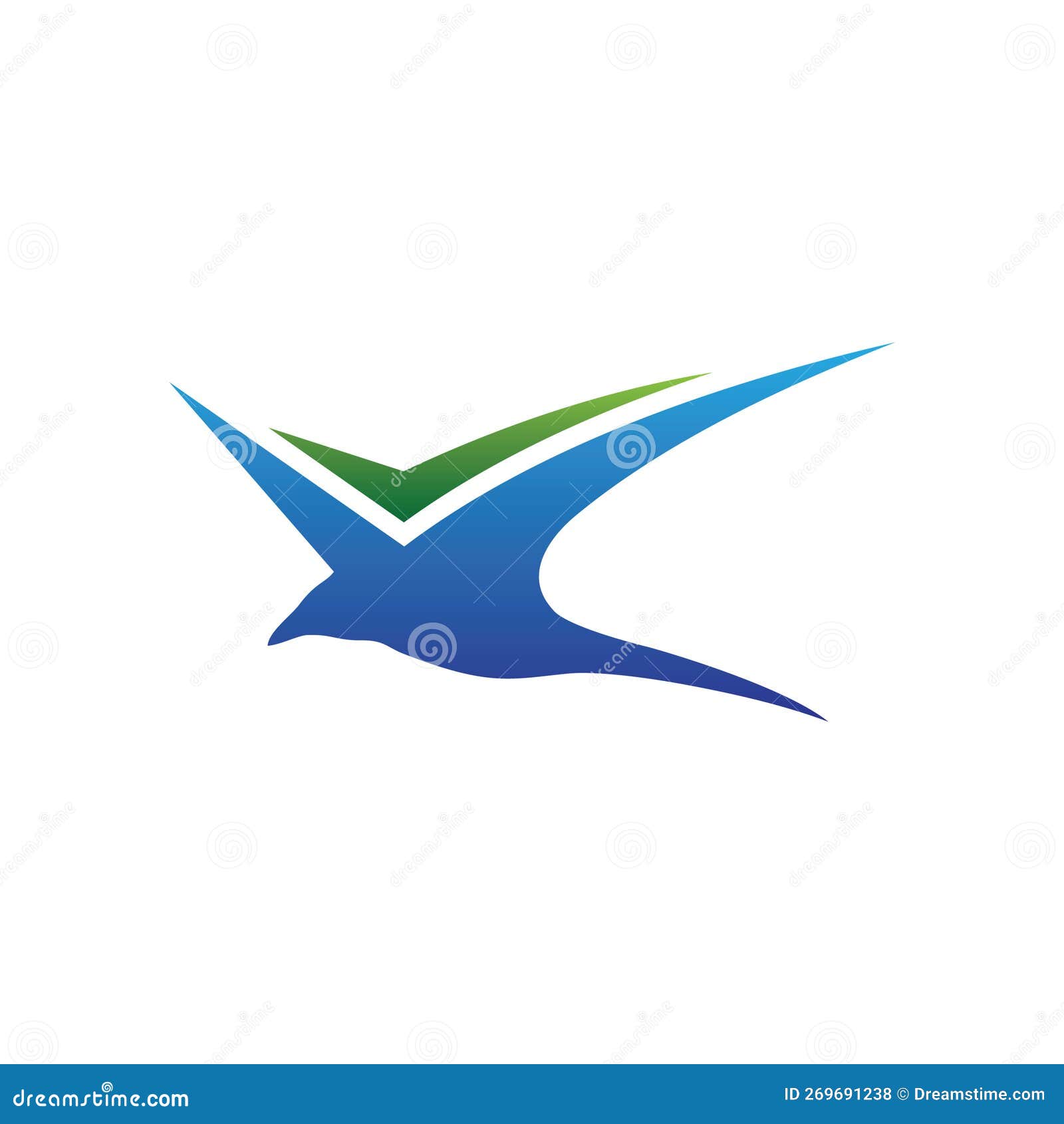 Bird Check Mark Logo, Bird Check Mark Icon Symbol Vector Stock Vector ...