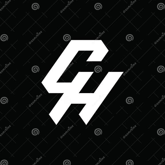 CH Logo, CH Monogram, Initial CH Logo, Letter CH Logo Stock Vector ...