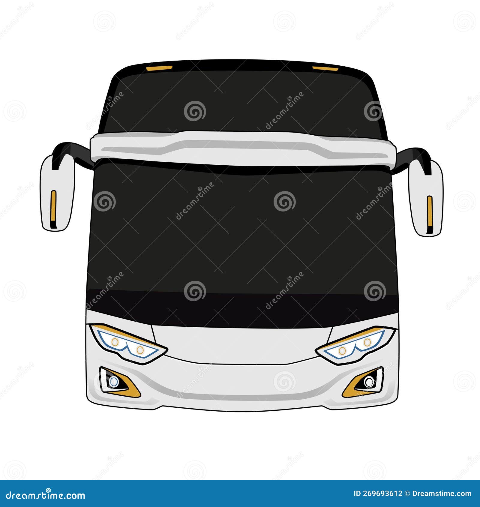 Buses Vector Element Royalty-Free Illustration | CartoonDealer.com ...