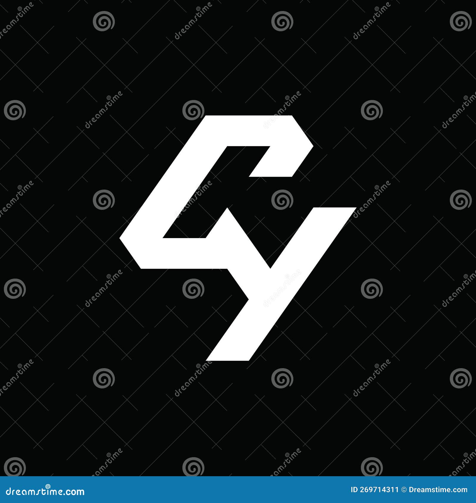 CY Logo, CY Monogram, Initial CY Logo, Letter CY Logo Stock Vector ...