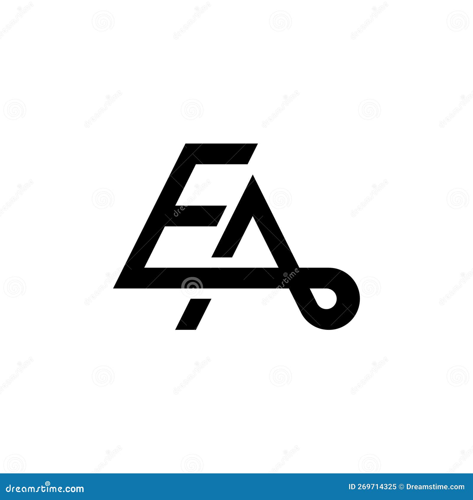EA Logo, EA Monogram, Initial EA Logo, Letter EA Logo Stock Vector ...