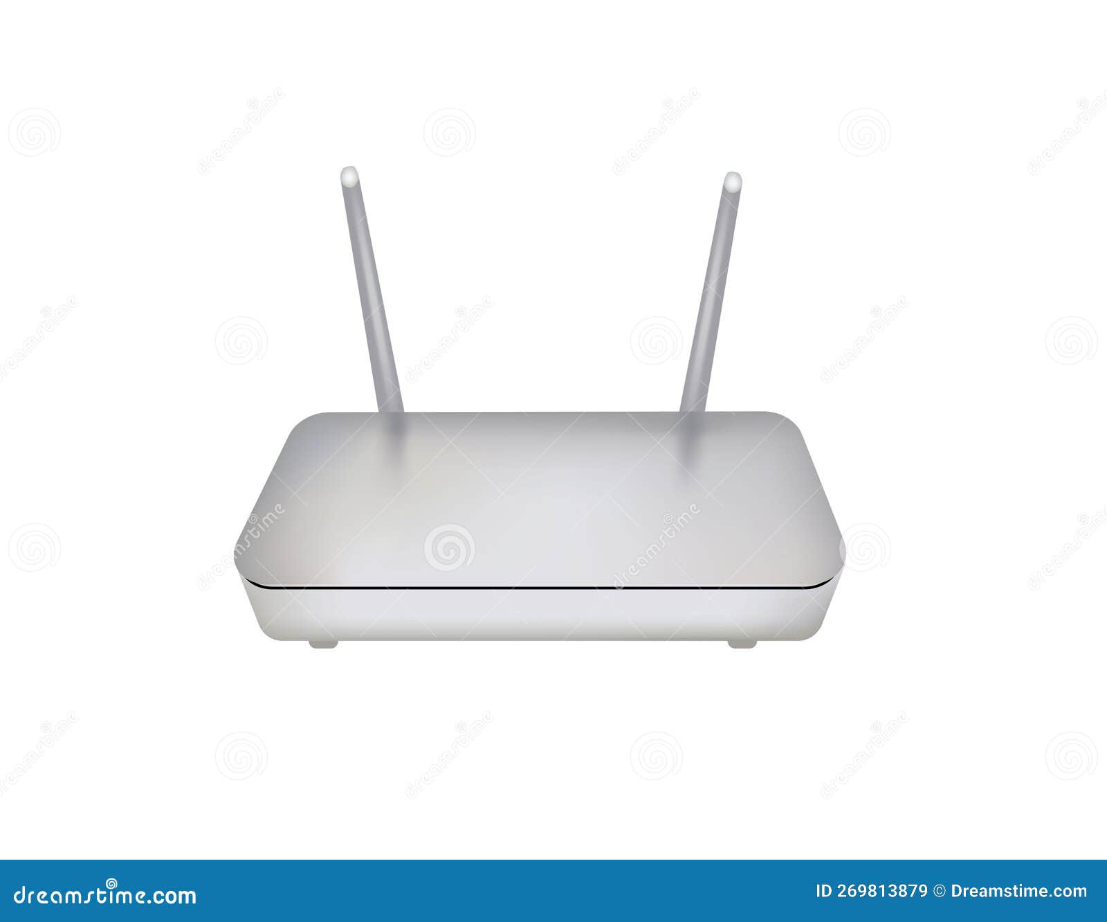 Wireless internet router stock vector. Illustration of link - 269813879
