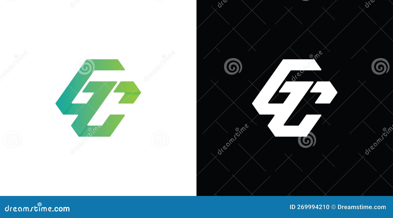 GC Logo, GC Monogram, Initial GC Logo, Letter GC Logo Vector ...