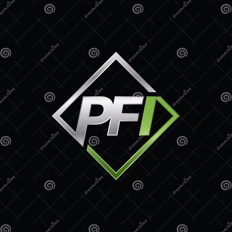 PFI Logo, PFI Monogram, Initial PFI Logo, Letter PFI Logo Stock Vector ...