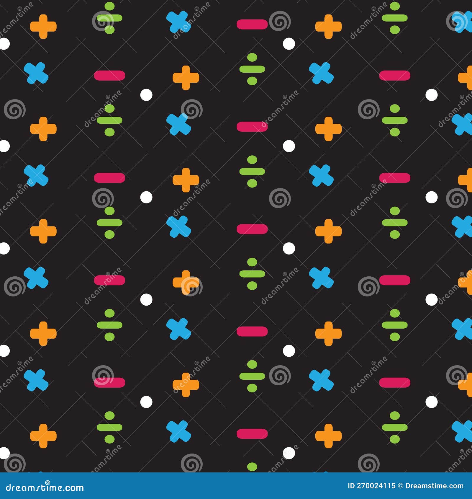 Mathematical Pattern Cartoon Vector | CartoonDealer.com #43389773