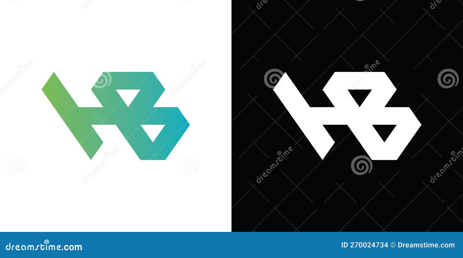 HB Logo, HB Monogram, Initial HB Logo, Letter HB Logo, Letter HB Icon ...