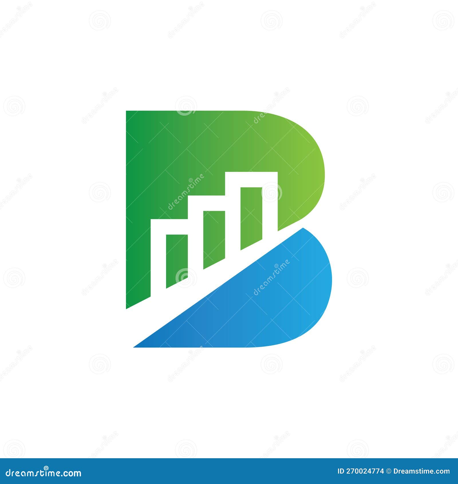 Letter B Chart Logo , Growth, Financial Logo Design. Marketing and ...