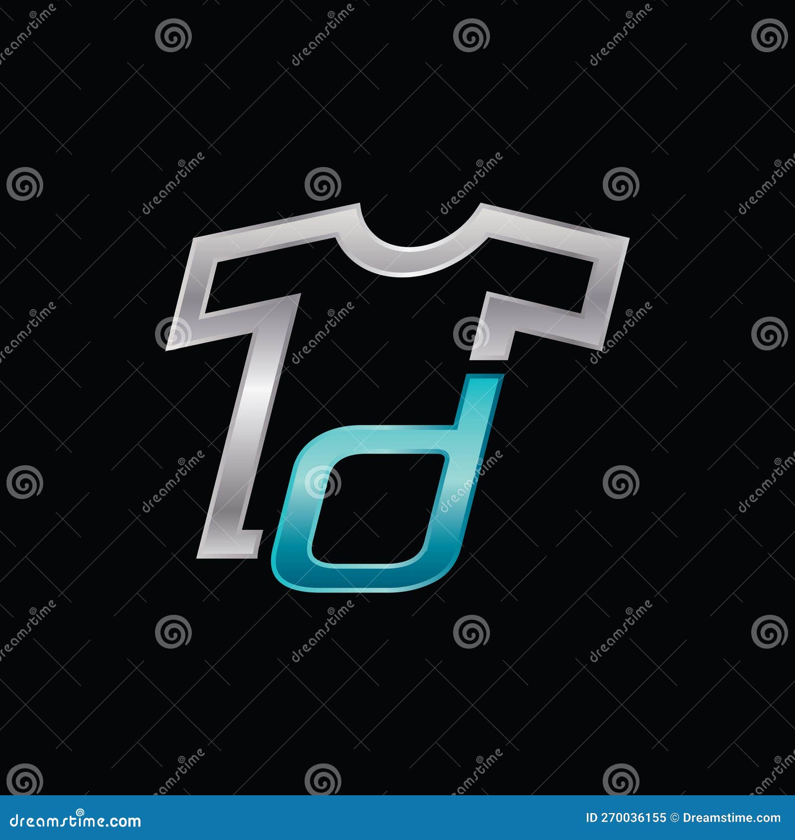 Letter D T-shirt Logo Design, Letter D T-shirt Icon, Modern Company ...