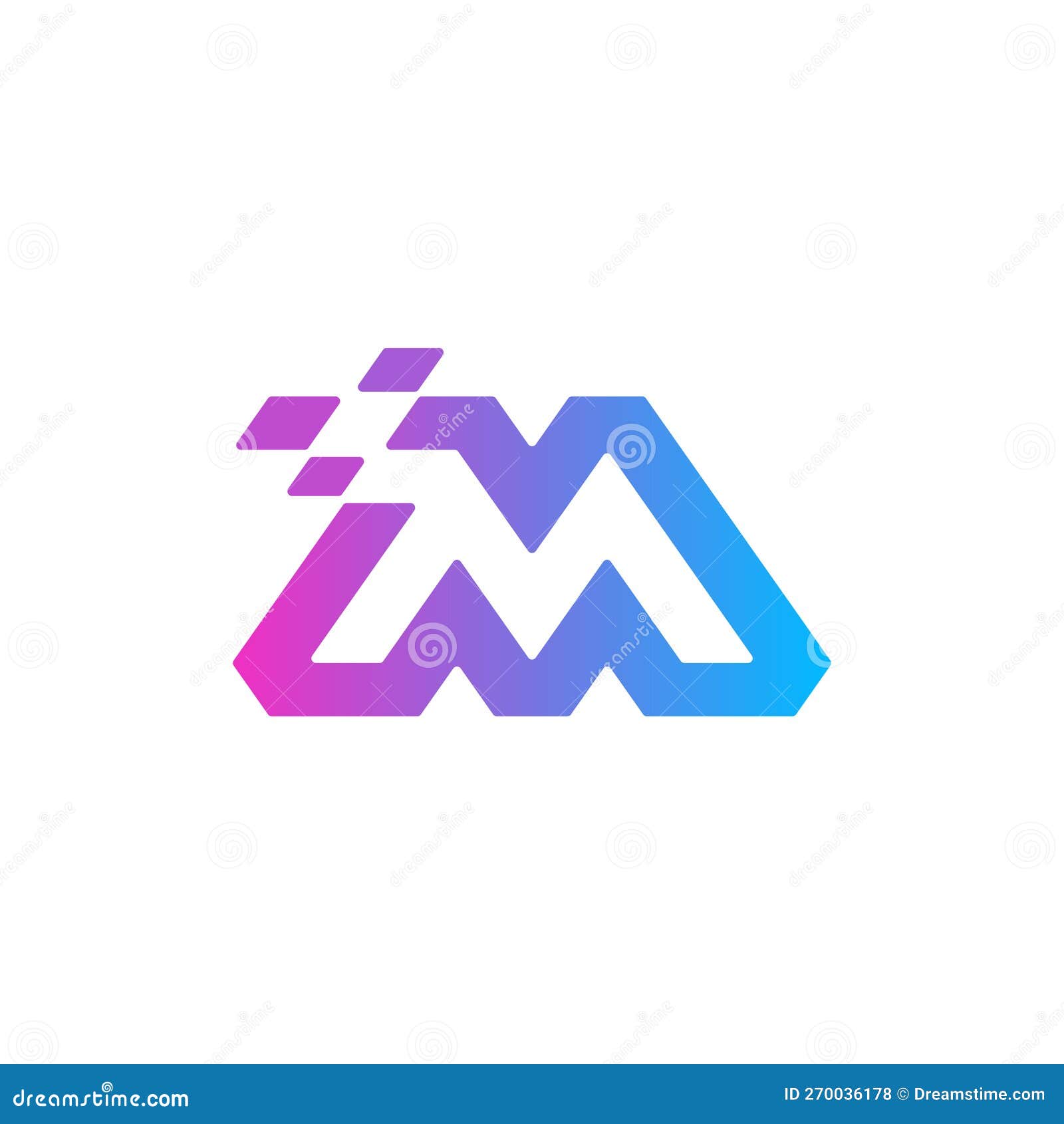 Letter M Digital Logo, Letter M Logo, Initial M Logo, M Logo, Letter M ...