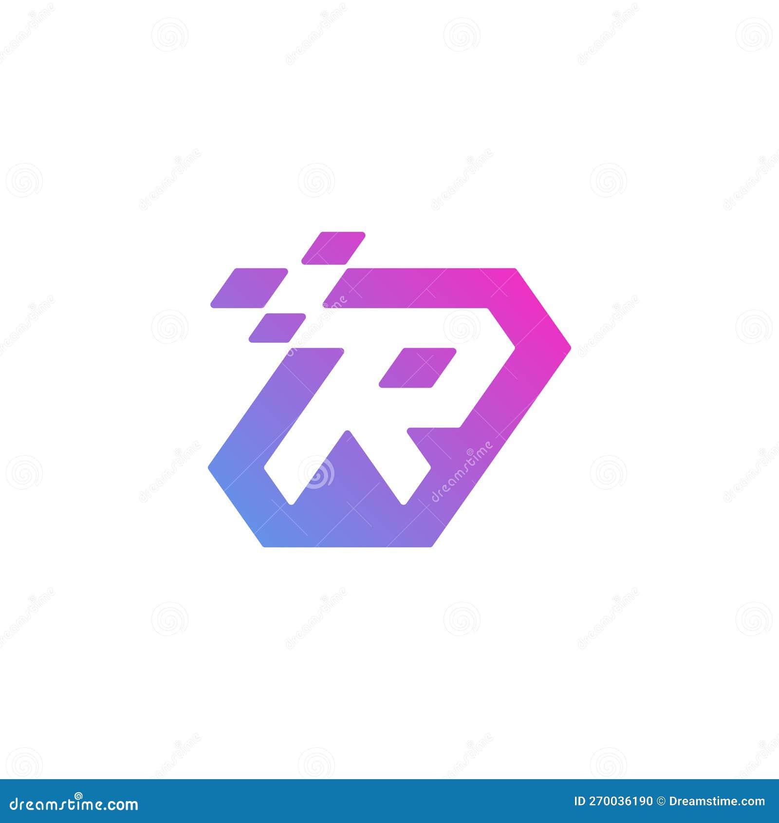 Letter R Digital Logo, Letter R Logo, Initial R Logo, R Logo, Letter R ...