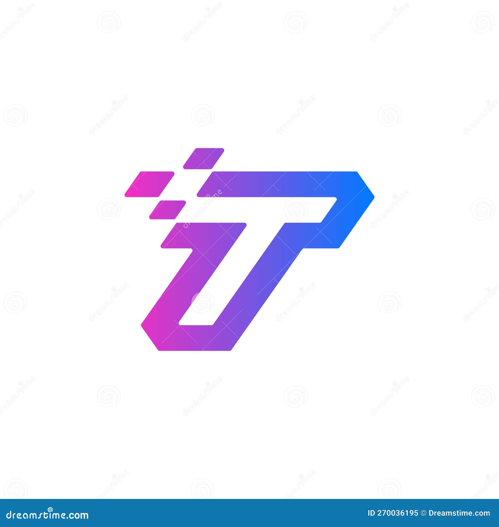 Letter T Digital Logo, Letter T Logo, Initial T Logo, T Logo, Letter T ...