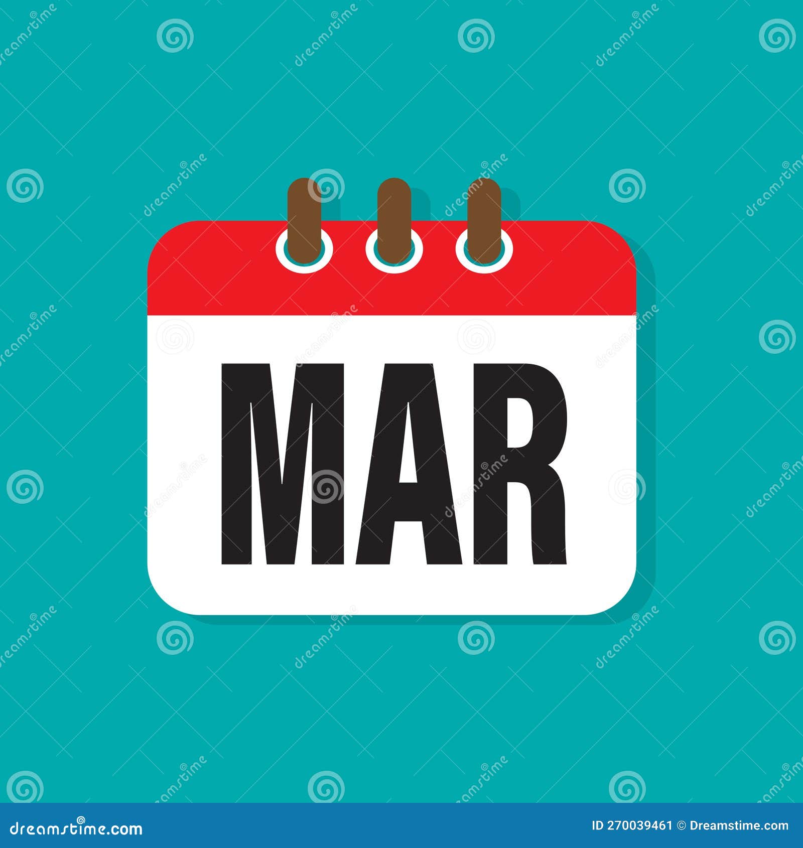 March month sign vector stock vector. Illustration of business - 270039461