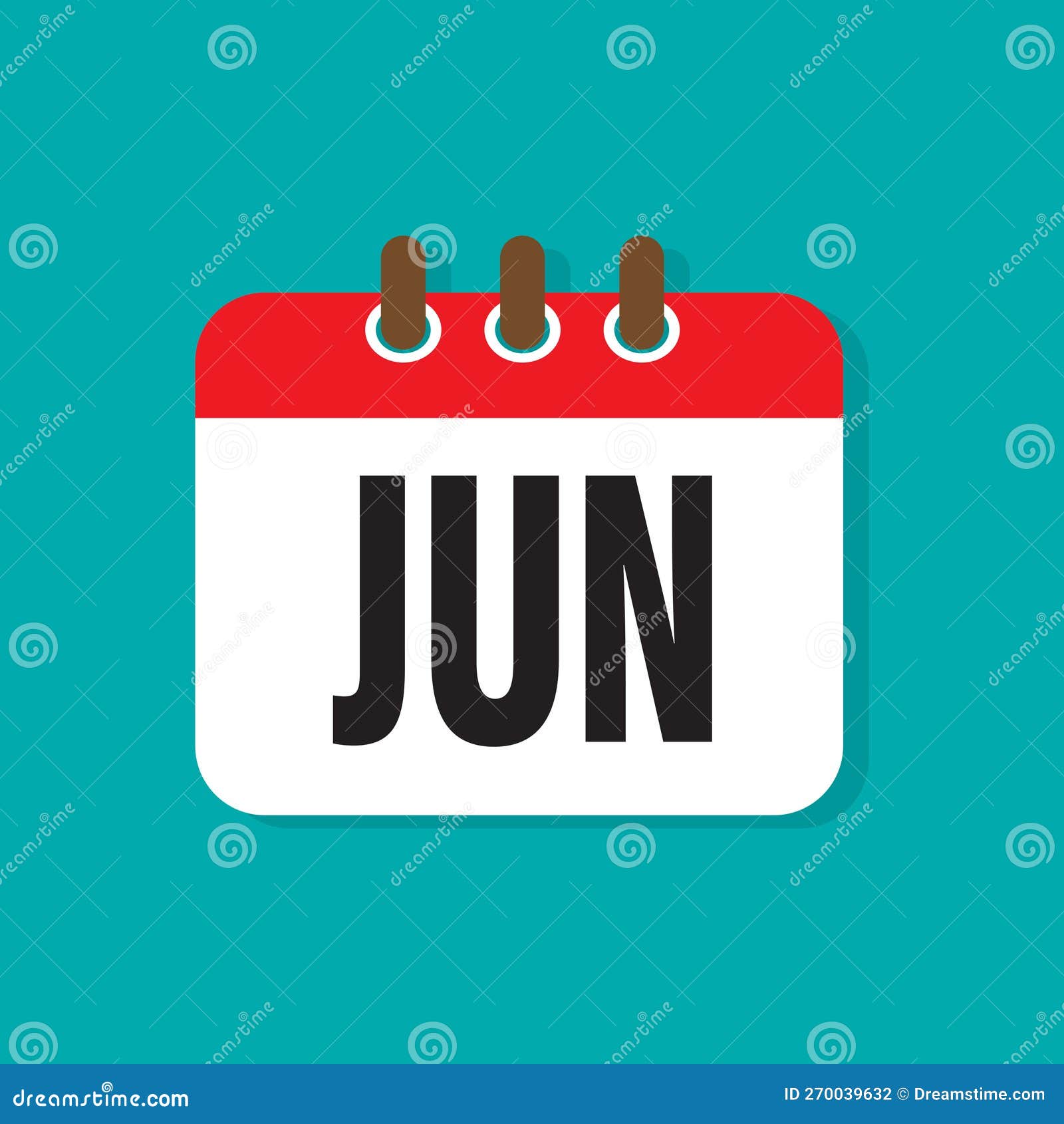 June month sign vector stock vector. Illustration of month - 270039632
