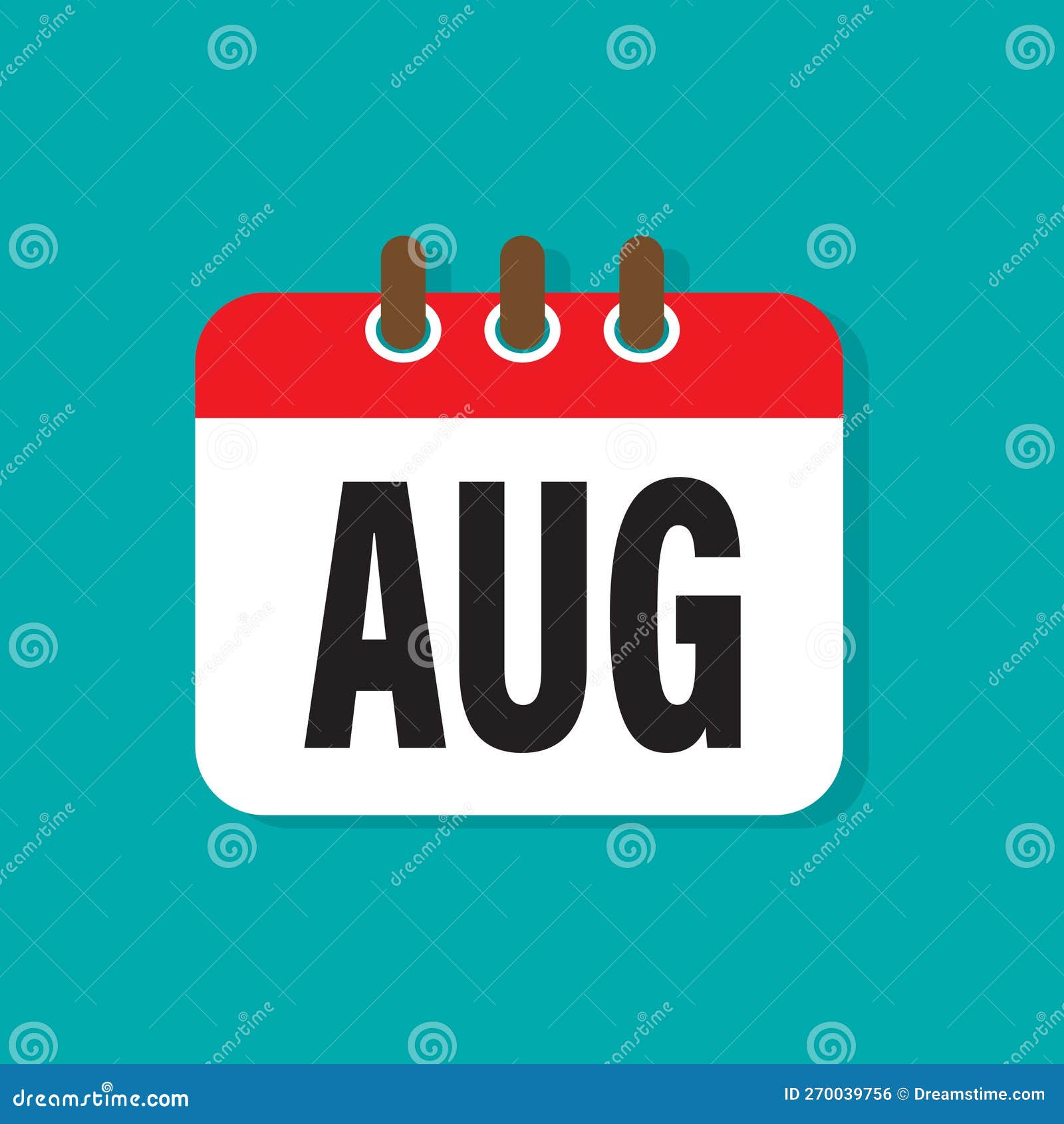 August month sign vector stock illustration. Illustration of republic ...