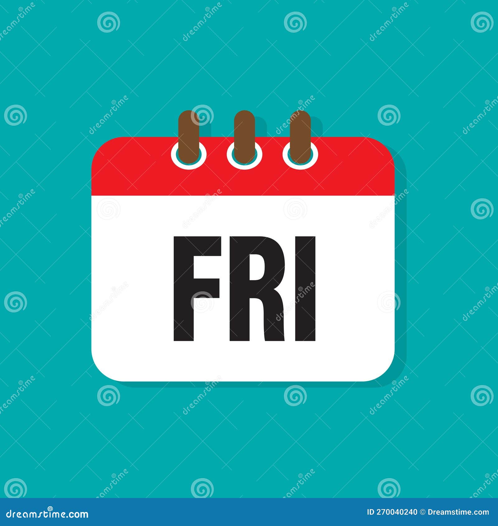 Friday sign calender icon stock illustration. Illustration of promotion ...