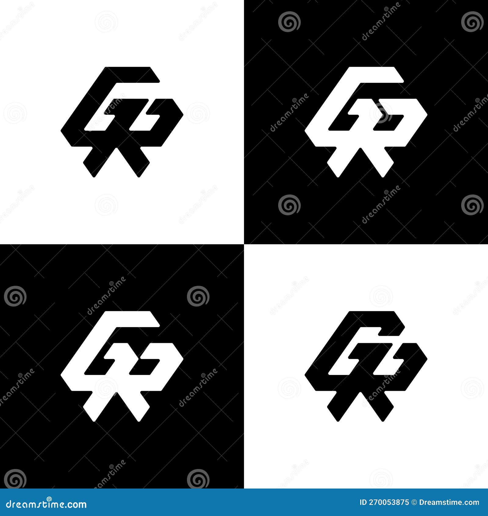 GR Logo, GR Monogram, Initial GR Logo, Letter GR Logo, Letter GR Icon ...