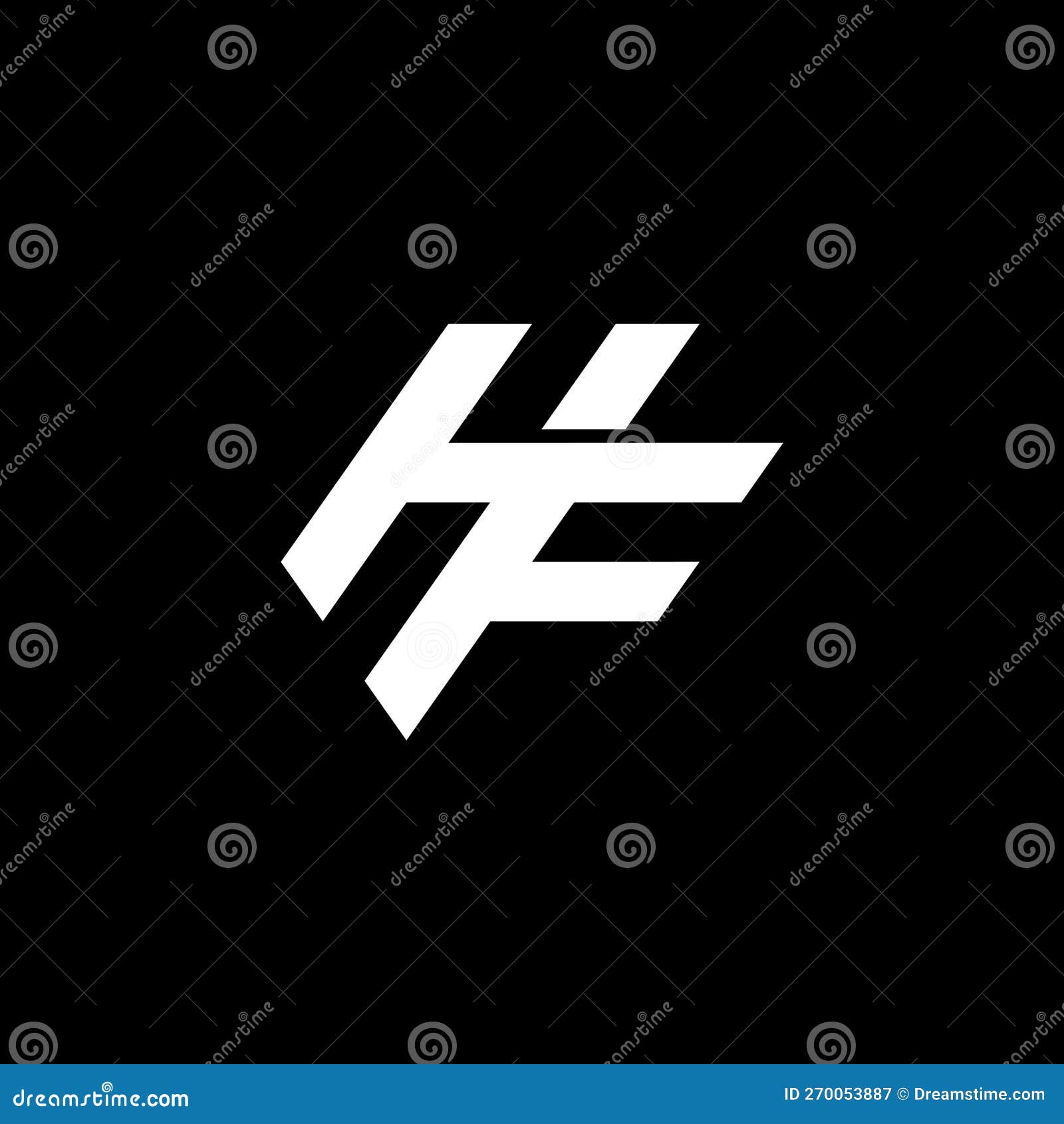 HF Logo, HF Monogram, Initial HF Logo, Letter HF Logo, Letter HF Icon ...