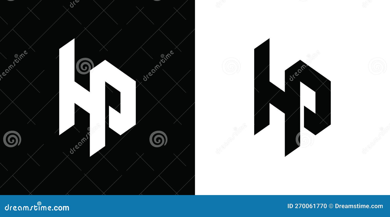 HP Logo, HP Monogram, Initial HP Logo, Letter HP Logo, Letter HP Icon ...