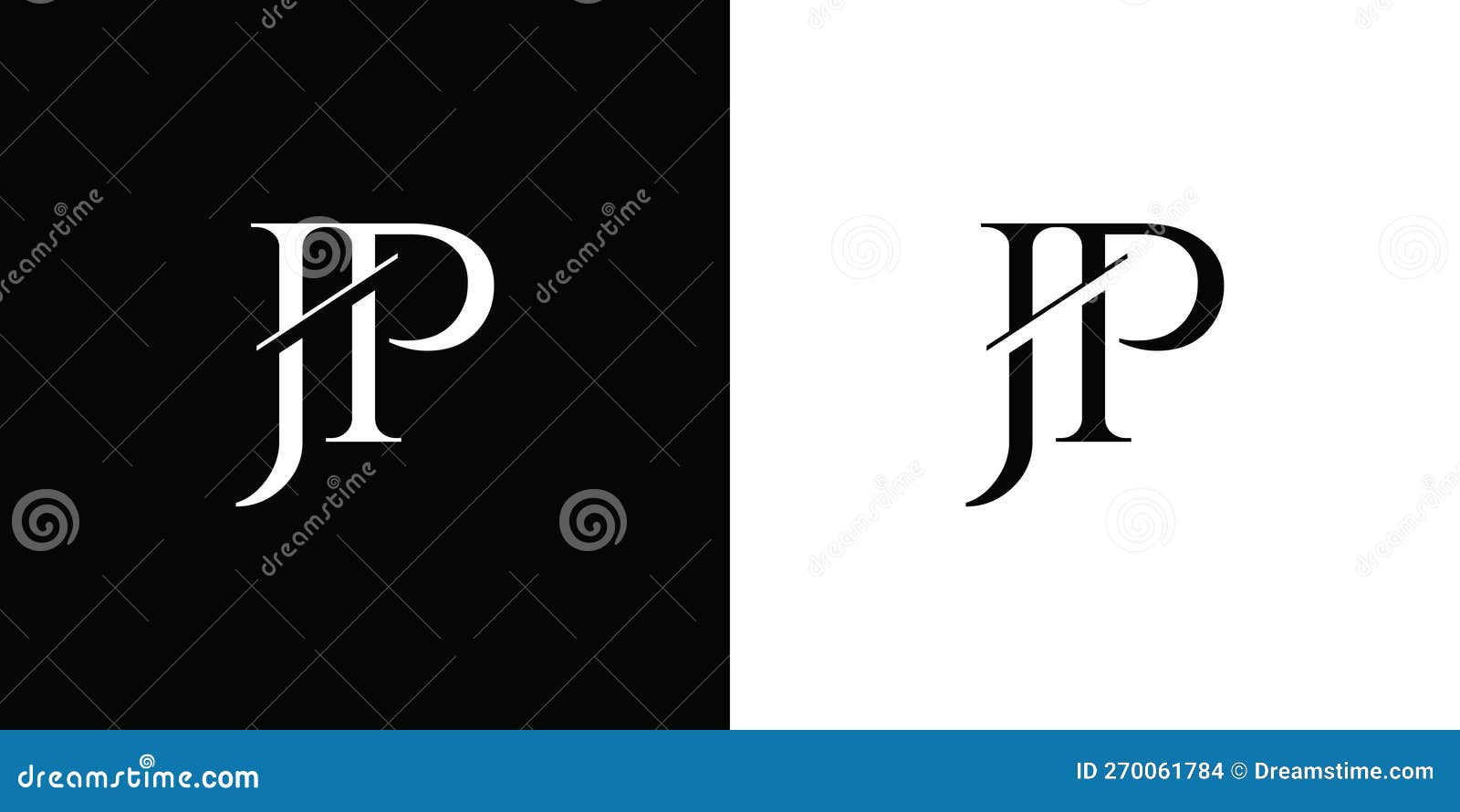 Letter JP Logo, JP Monogram, Initial JP Logo, JP Logo, Letter JP Icon ...