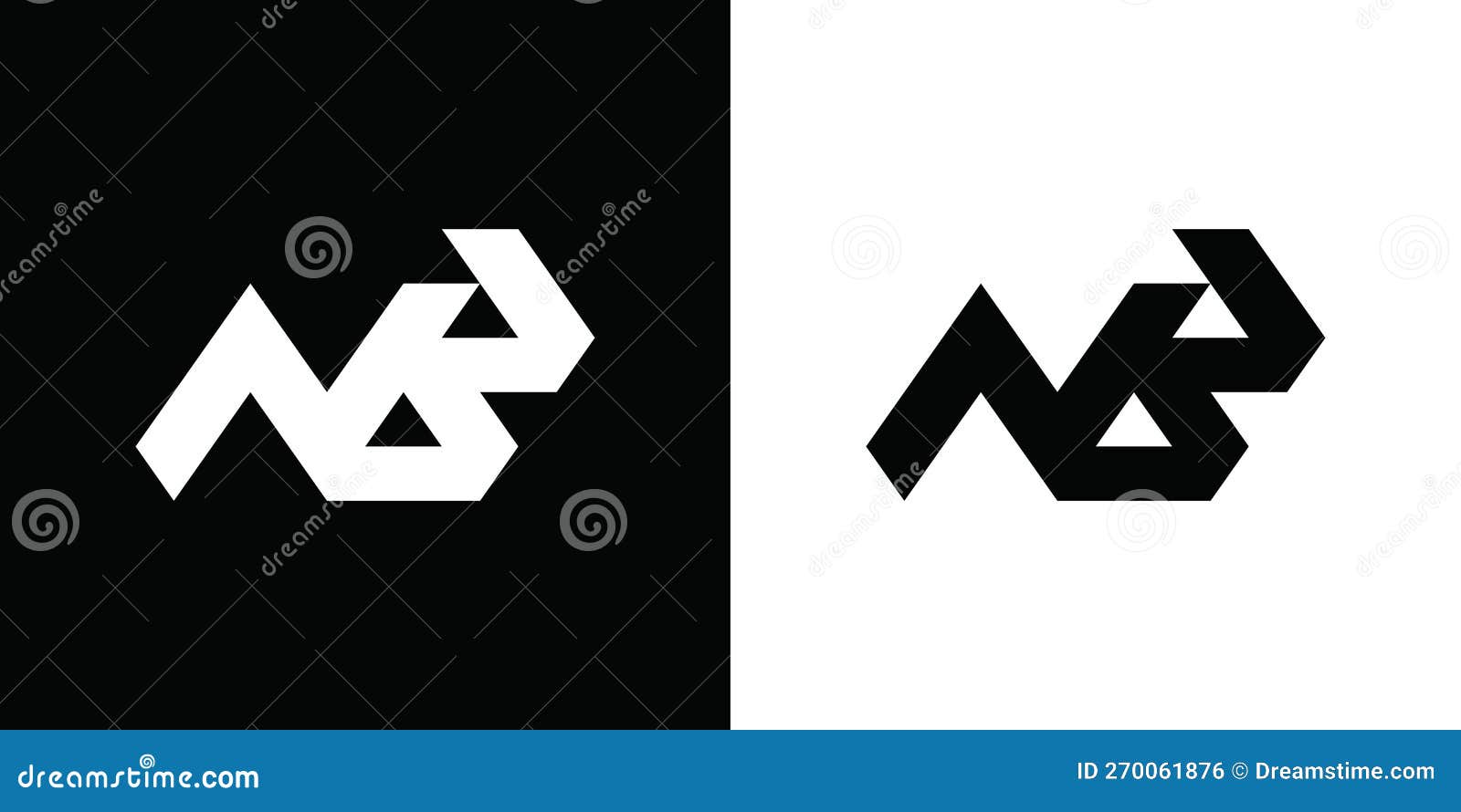 NB Logo, NB Monogram, Initial NB Logo, Letter NB Logo, Letter NB Icon ...