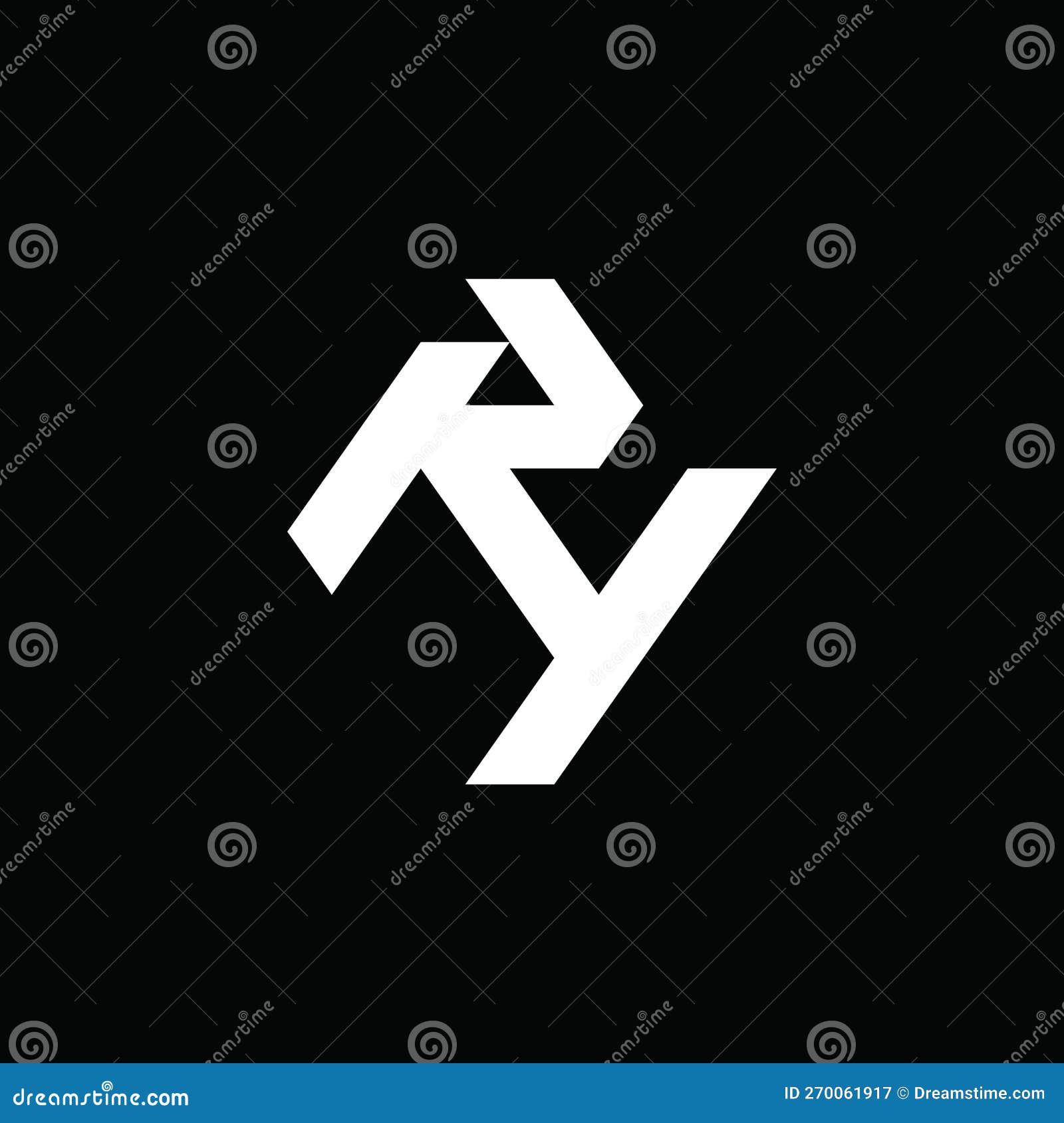 RY Logo, RY Monogram, Initial RY Logo, Letter RY Logo, Letter RY Icon ...