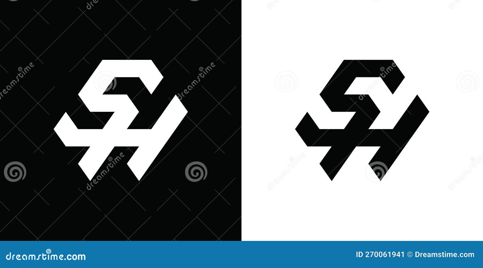 SH Logo, SH Monogram, Initial SH Logo, Letter SH Logo Cartoon Vector ...
