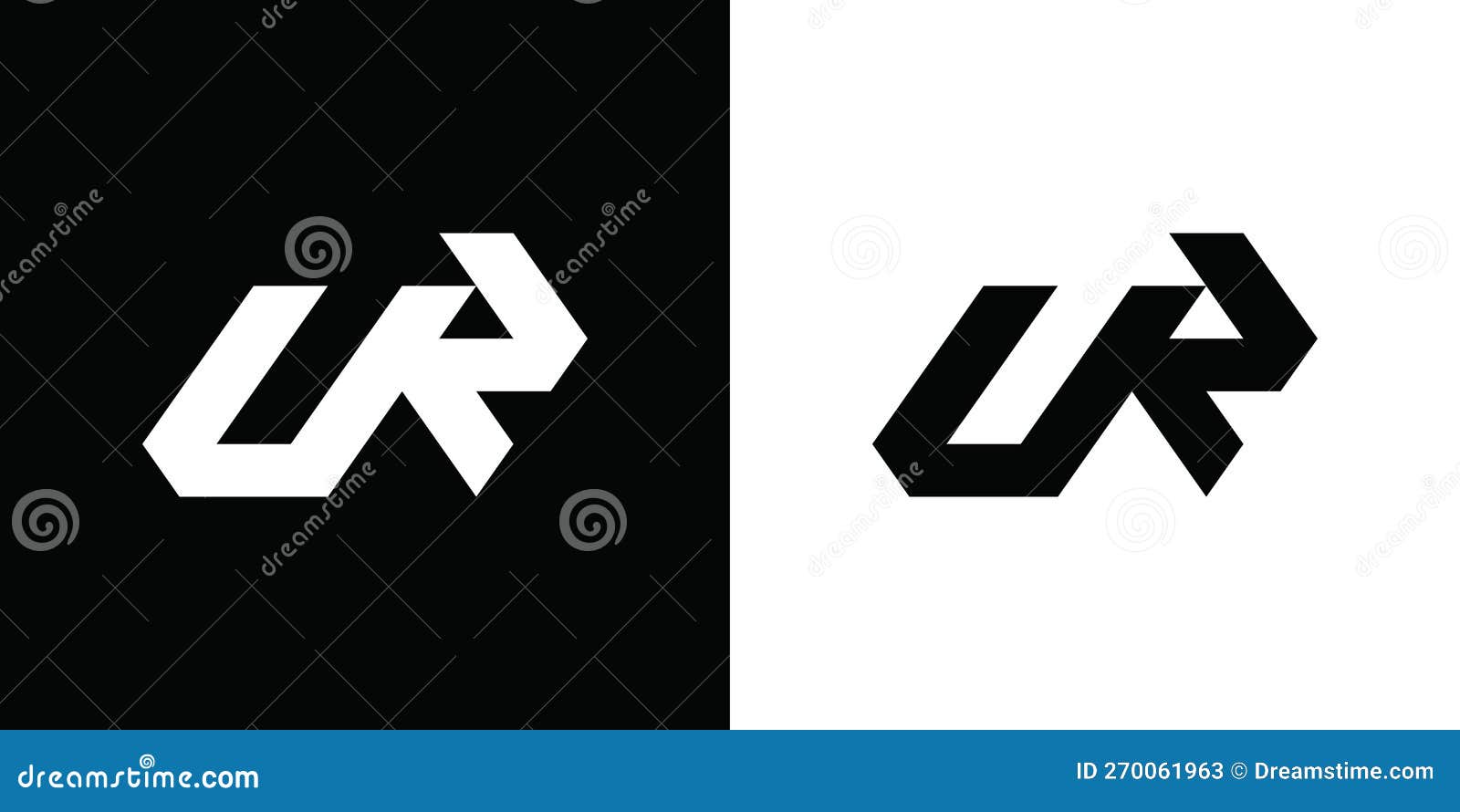 UR Logo, UR Monogram, Initial UR Logo, Letter UR Logo Stock Vector ...
