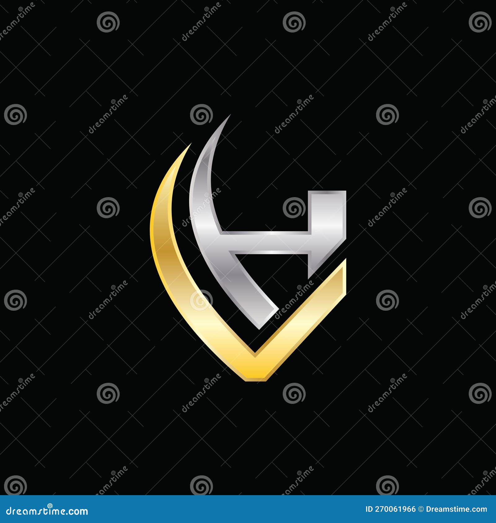 VH or HV Logo, VH or HV Monogram, Initial VH or HV Logo, VH or HV Logo ...