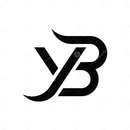 Letter YB Logo, YB Monogram, Initial YB Logo, YB Logo, Letter YB Icon ...