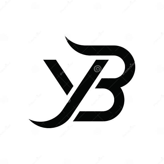 Letter YB Logo, YB Monogram, Initial YB Logo, YB Logo, Letter YB Icon ...