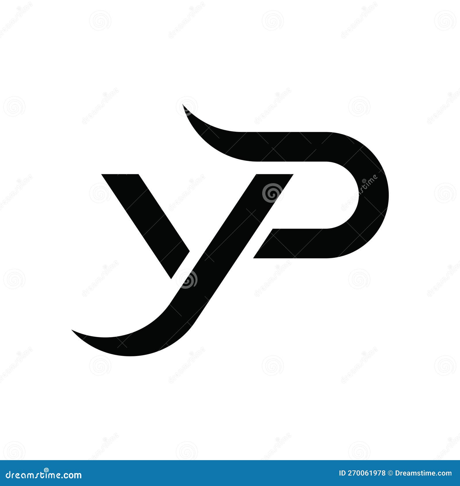 Letter YP Logo, YP Monogram, Initial YP Logo, YP Logo, Letter YP Icon ...