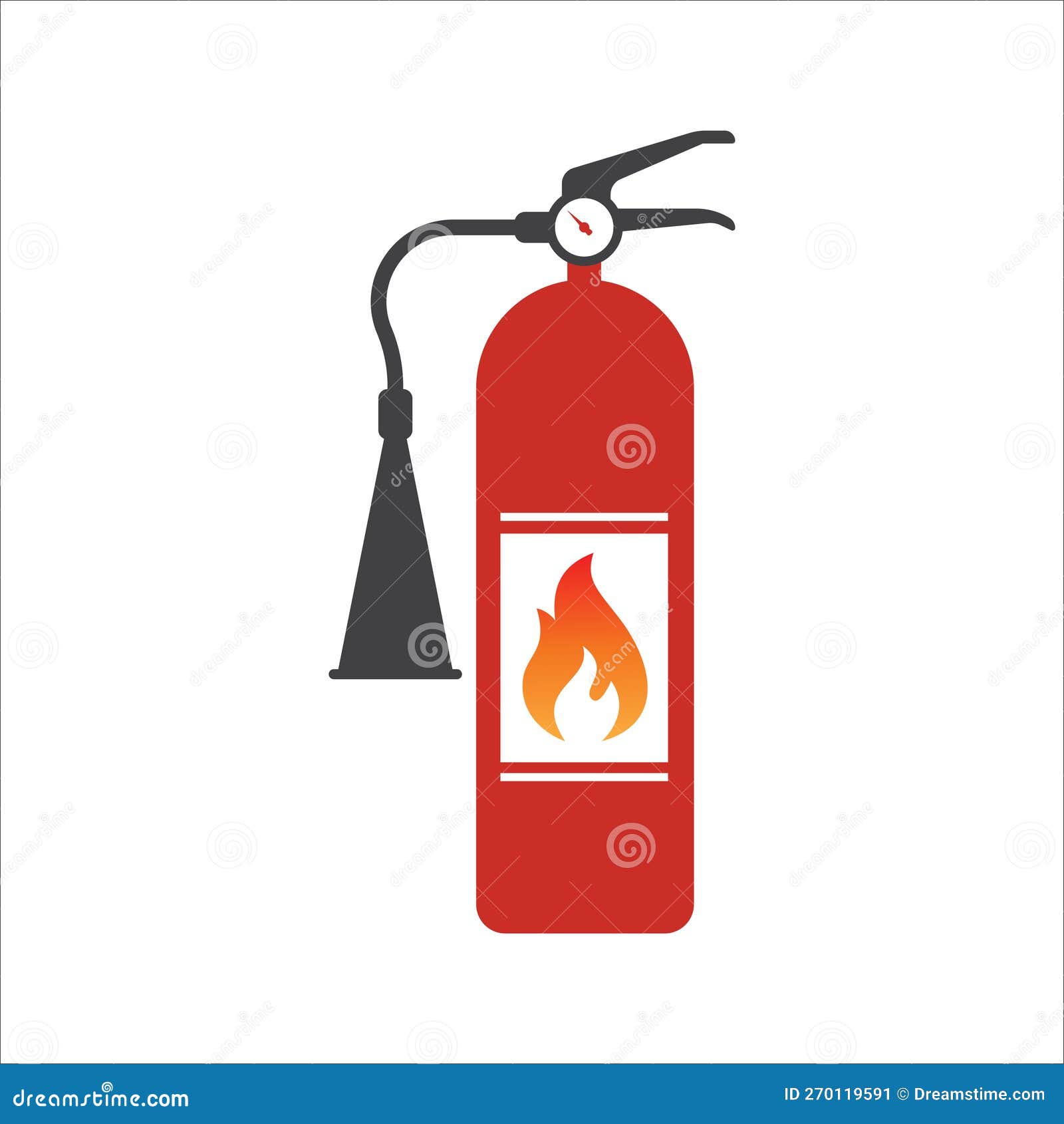 Fire Extinguisher Icon. Fire Extinguisher Symbol Stock Vector ...