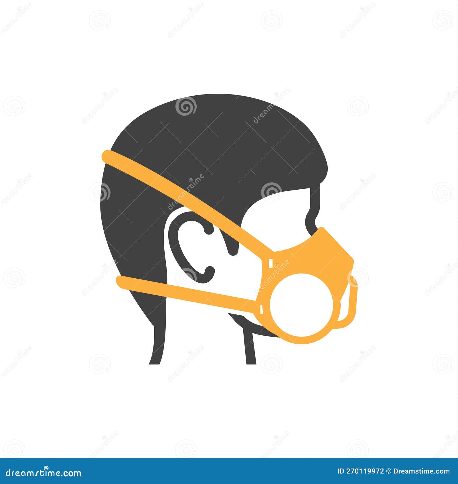 Construction Worker Icon. Safety Man Icon Stock Vector - Illustration ...