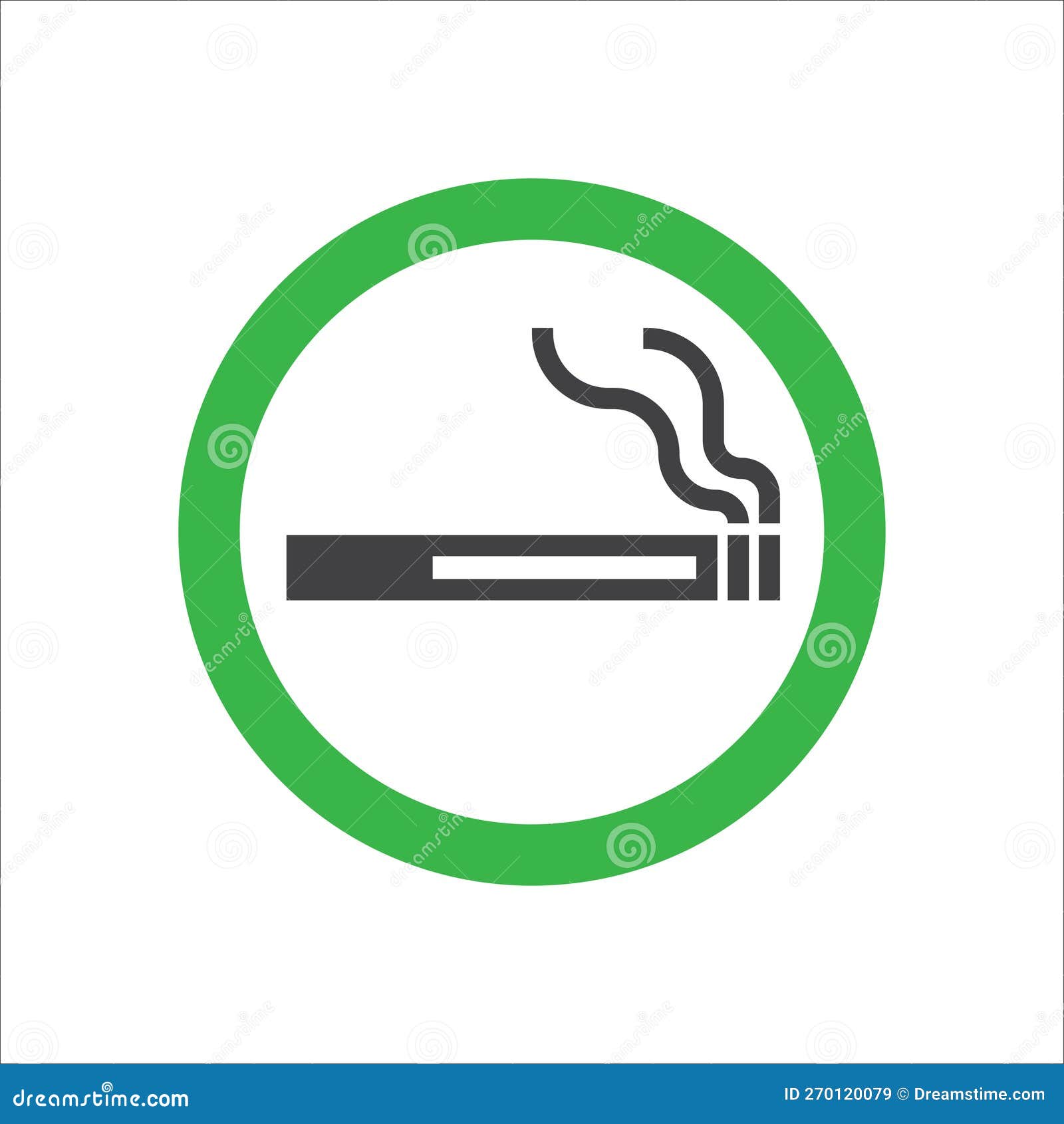 Smoking Sign Icon. Cigarette Symbol Icon Stock Vector - Illustration of ...