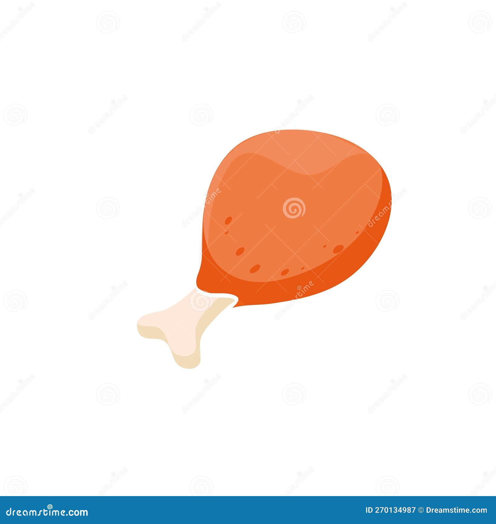 Fried Chicken, Leg Chicken Thighs Icon. Chicken Leg Line Icons Smiling ...