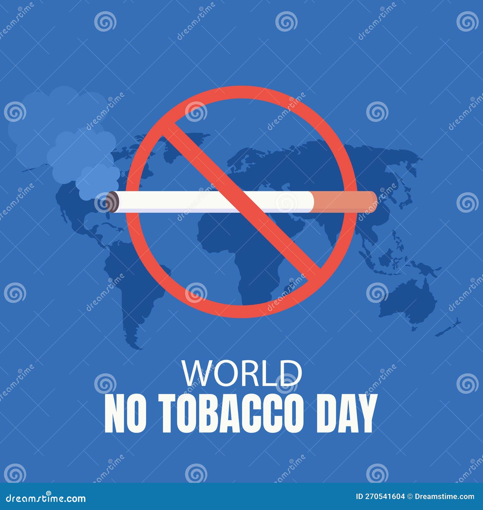 Illustration Vector Graphic of Prohibition Sign on Smoking Producing ...