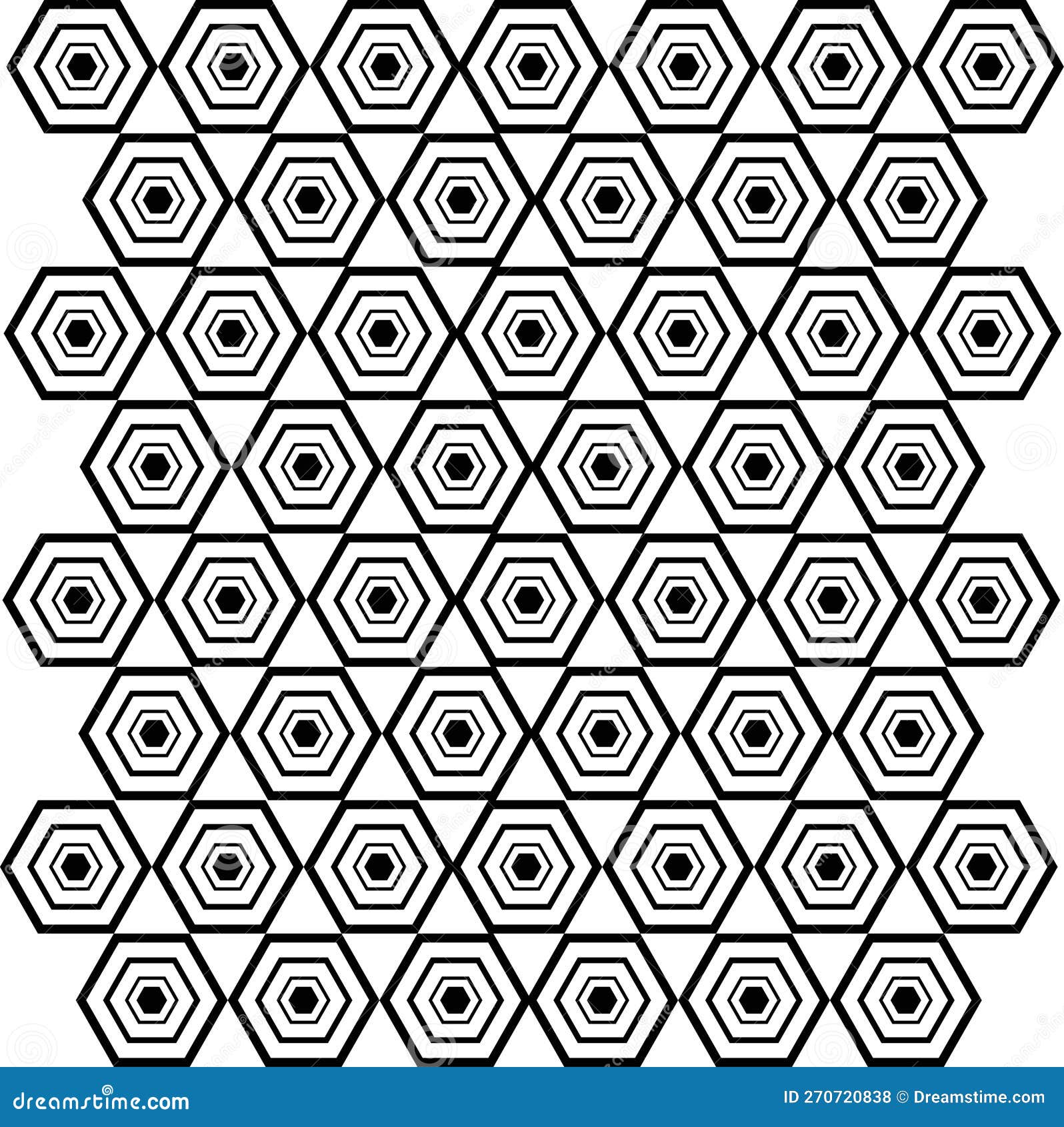 Hexagon Pattern simple stock illustration. Illustration of decoration ...