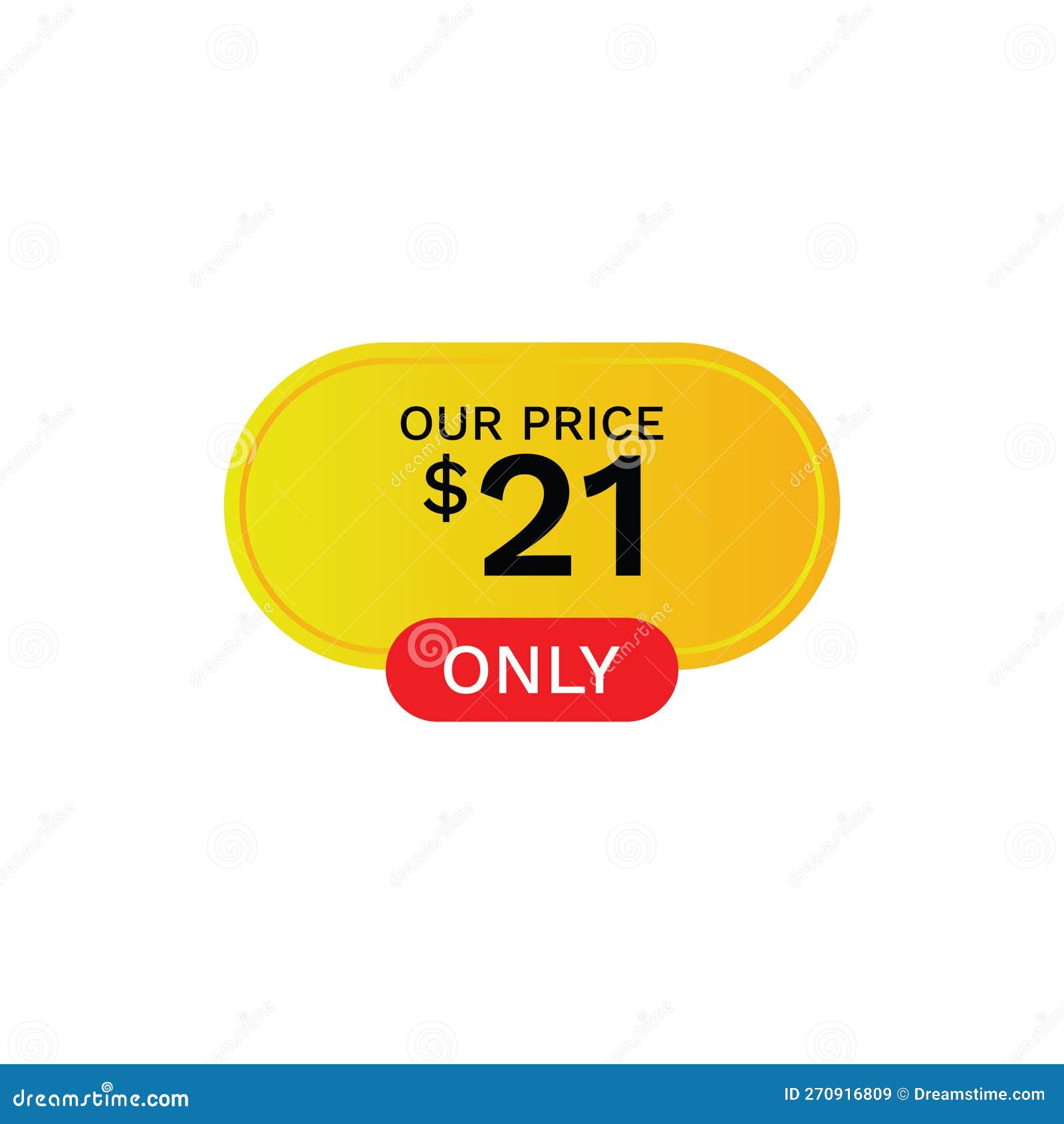 Our Price 21$ Dollar only, Label, Price Tag, Price Label, Discount ...