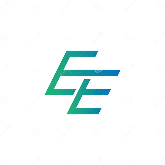 EE Logo, EE Monogram, Initial EE Logo, Letter EE Logo, Letter EE Icon ...