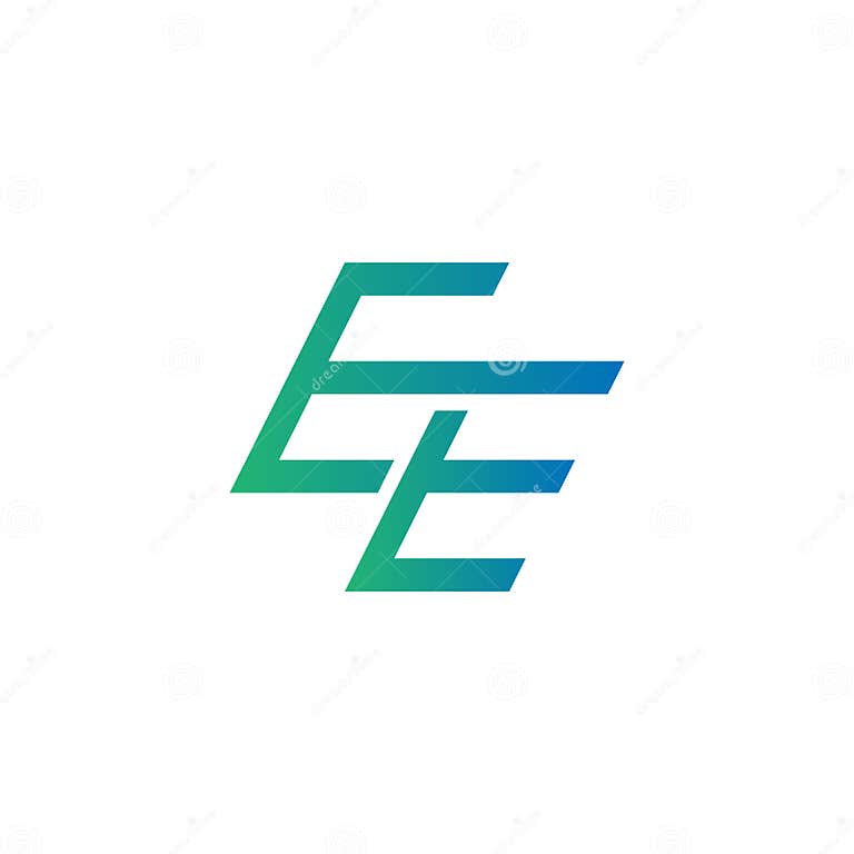 EE Logo, EE Monogram, Initial EE Logo, Letter EE Logo, Letter EE Icon ...