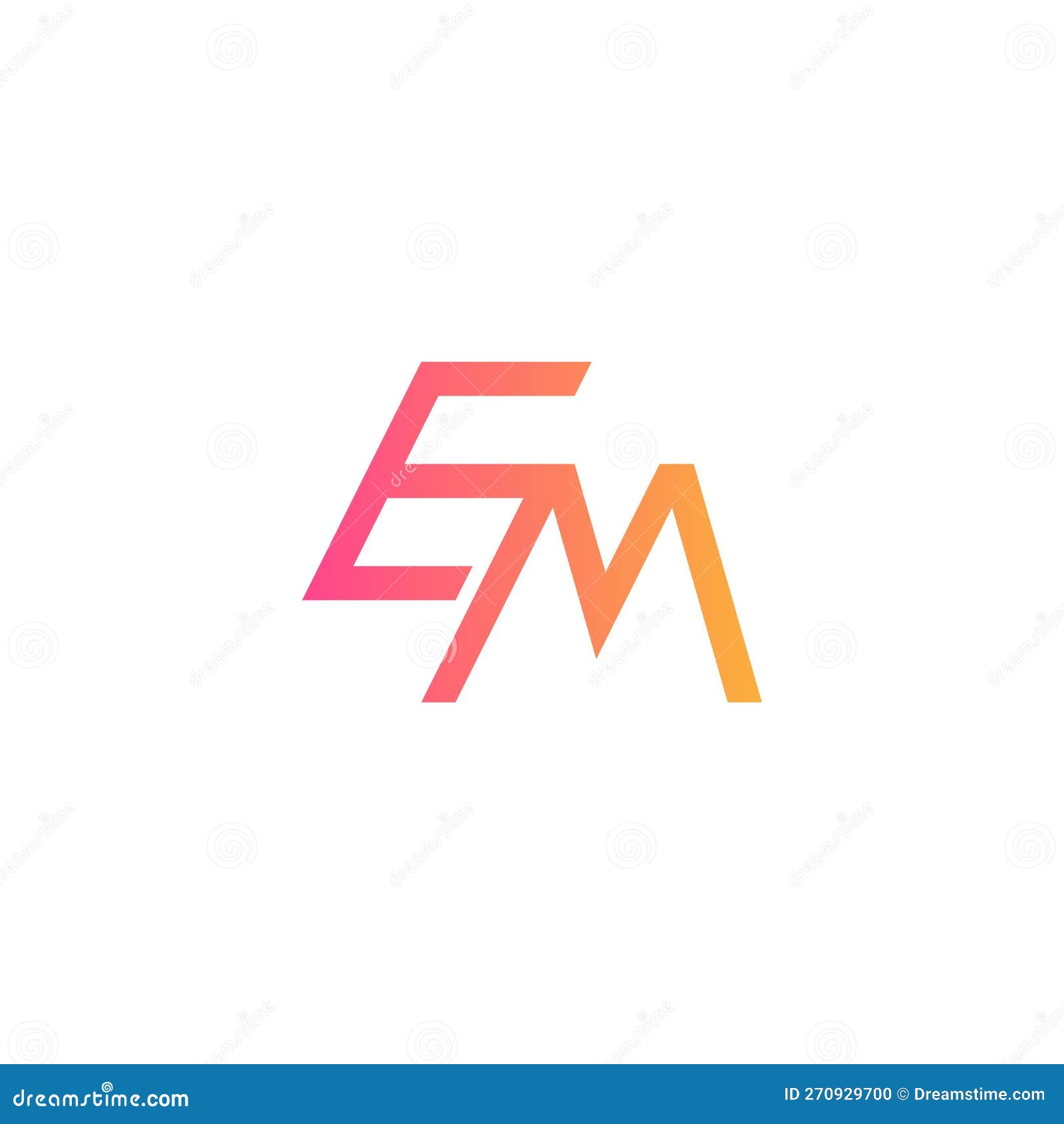 EM Logo, EM Monogram, Initial EM Logo, Letter EM Logo, Letter EM Icon ...