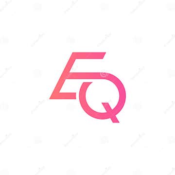 EQ Logo, EQ Monogram, Initial EQ Logo, Letter EQ Logo, Letter EQ Icon ...