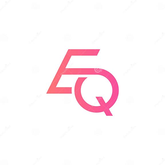 EQ Logo, EQ Monogram, Initial EQ Logo, Letter EQ Logo, Letter EQ Icon ...