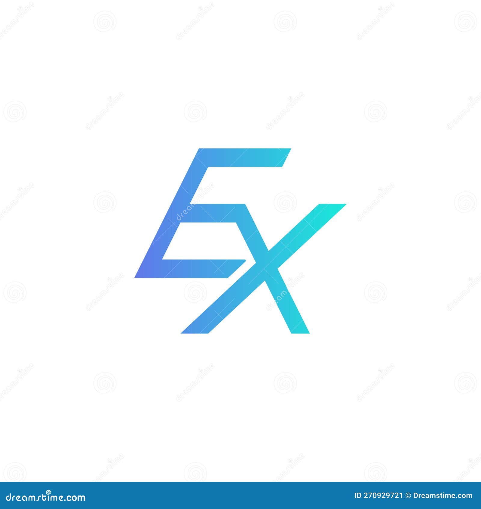 EX Logo, EX Monogram, Initial EX Logo, Letter EX Logo, Letter EX Icon ...