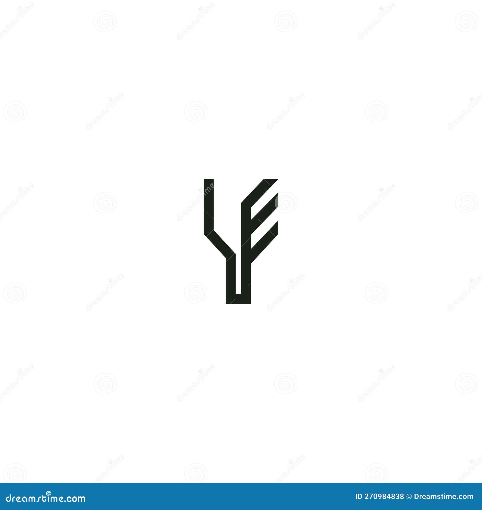 Alphabet Initials Logo YE, EY, Y and E Stock Vector - Illustration of ...