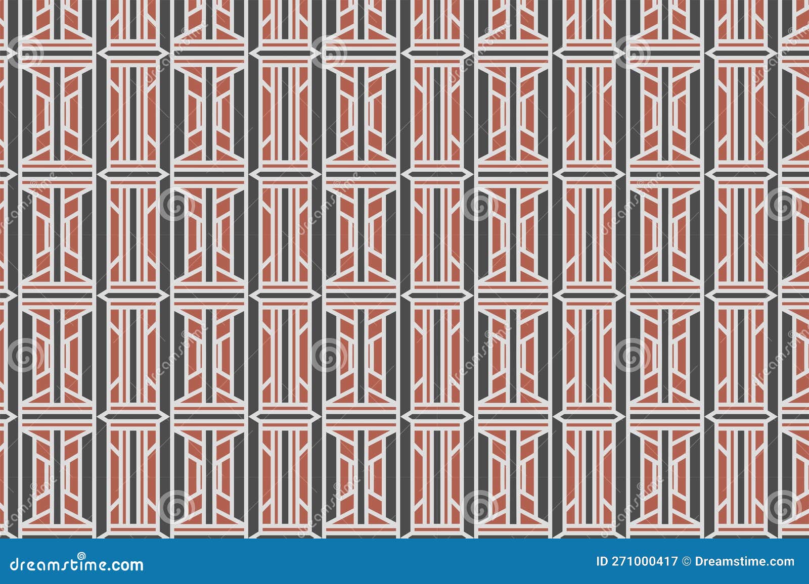 Abstract Trendy Geometric Seamless Pattern Vector Shape Design Stock ...