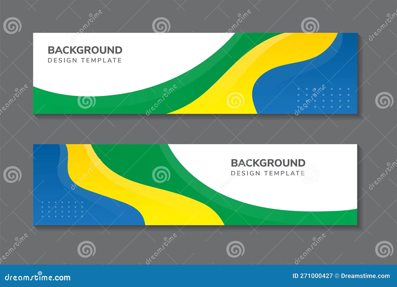 Abstract Wave Element for Horizontal Background Design Template Stock ...